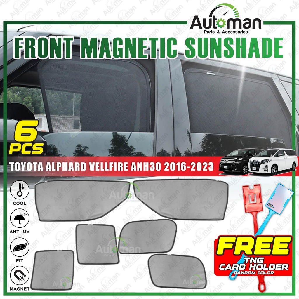 Toyota Alphard Vellfire 2016 - 2025 Magnetic Sun Shade Magnet Sunshade ...