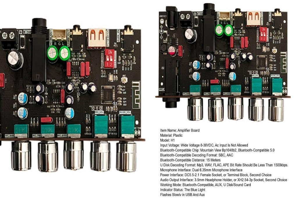 Pisand Karaoke Reverb Board Treble and Bass Control Usb Decoding ...