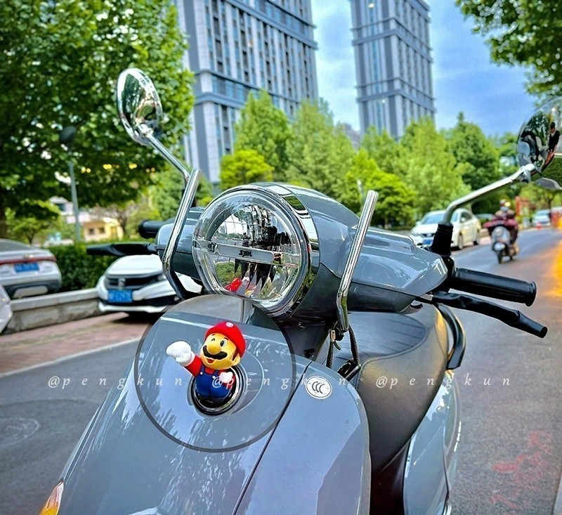 3d Three-Dimensional Super Mario Car Decoration Yadi Motorcycle Body ...