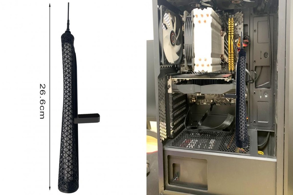 SN Case Graphics Card Holder Argb Gpu Holder Adjustable Rgb Gpu Holder ...