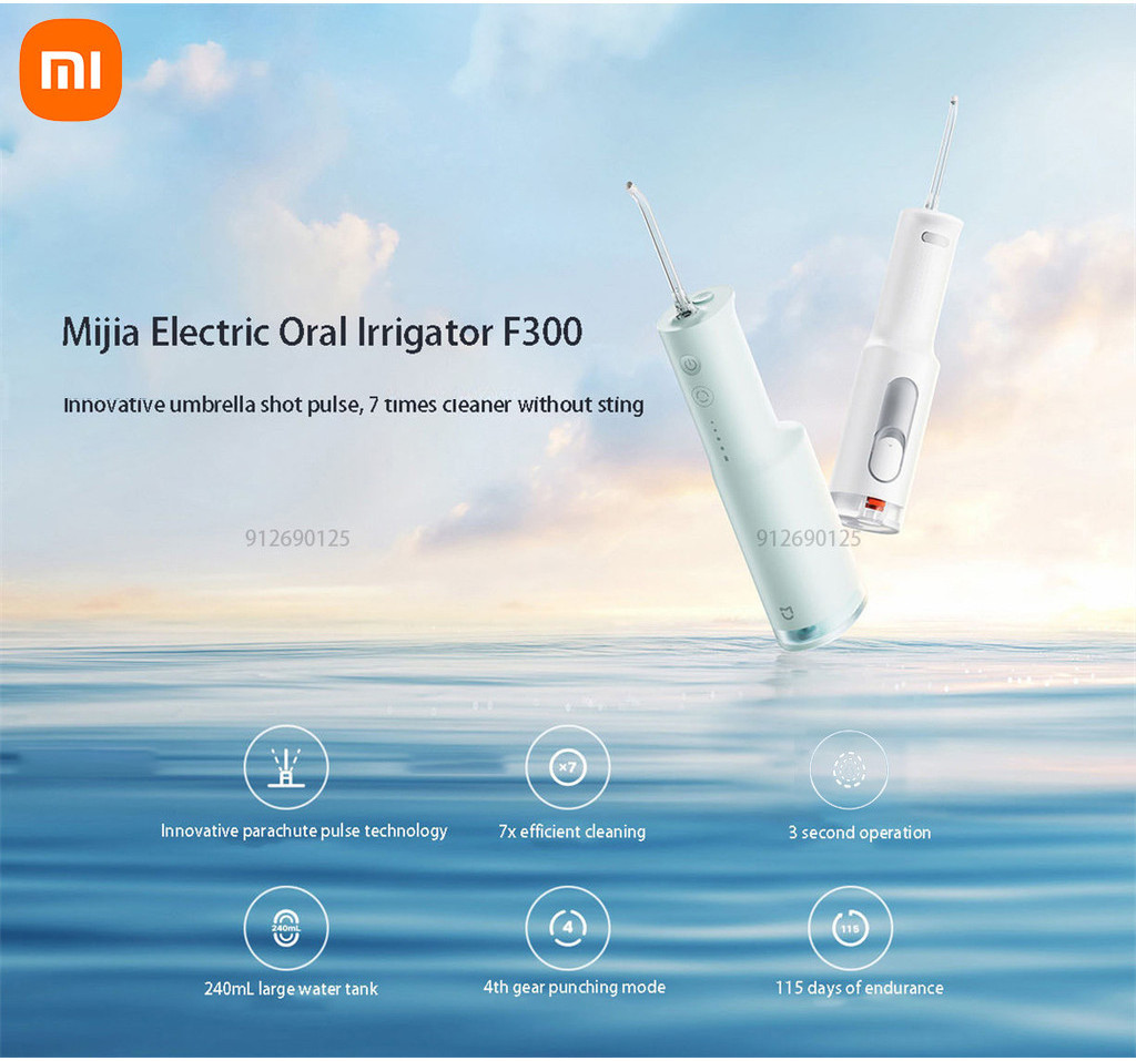 Xiaomi Mijia Oral Irrigator Portable IPX7 Dental Water Jet Floss 4 ...
