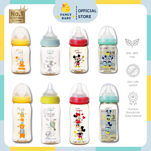 Pigeon PPSU Milk Bottle Wide Neck Bottle Baby Milk Bottle Feeding Milk Bottle Botol Susu ...