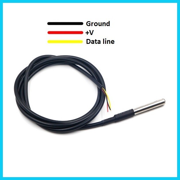 ds18b20 DS18B20 Waterproof Digital Temperature Sensor Probe with wire ...