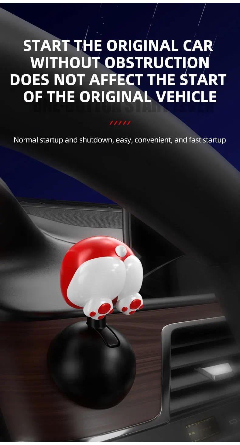 2024 New Car One-button Start Button Butt Rocker Car Engine Start and ...