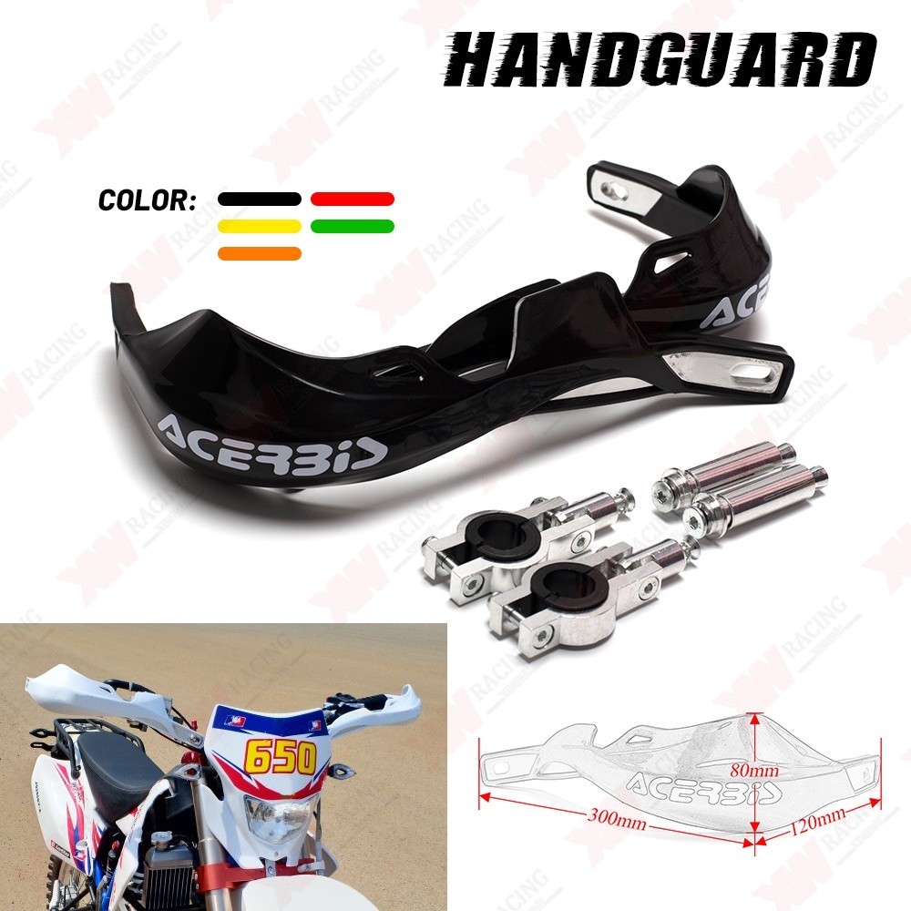 XW RACING Universal Motorcycle Hand Guard Handguard Protector Handlebar ...