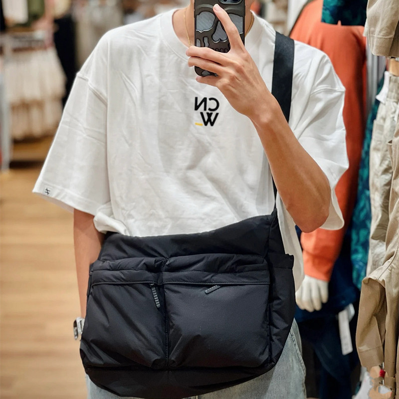 LABER LEE Unisex Leisure Shoulder Bag Multi Pocket Messenger Shoulder ...