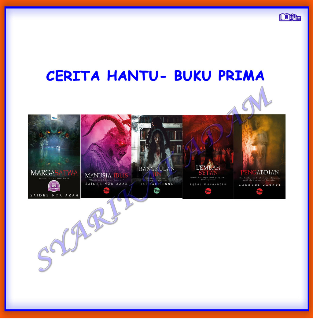 [ADM] MARGASATWA/ LEMBAH SETAN/ RANGKULAN JIN/MANUSIA IBLIS/PENGABDIAN - BUKU PRIMA | Shopee ...