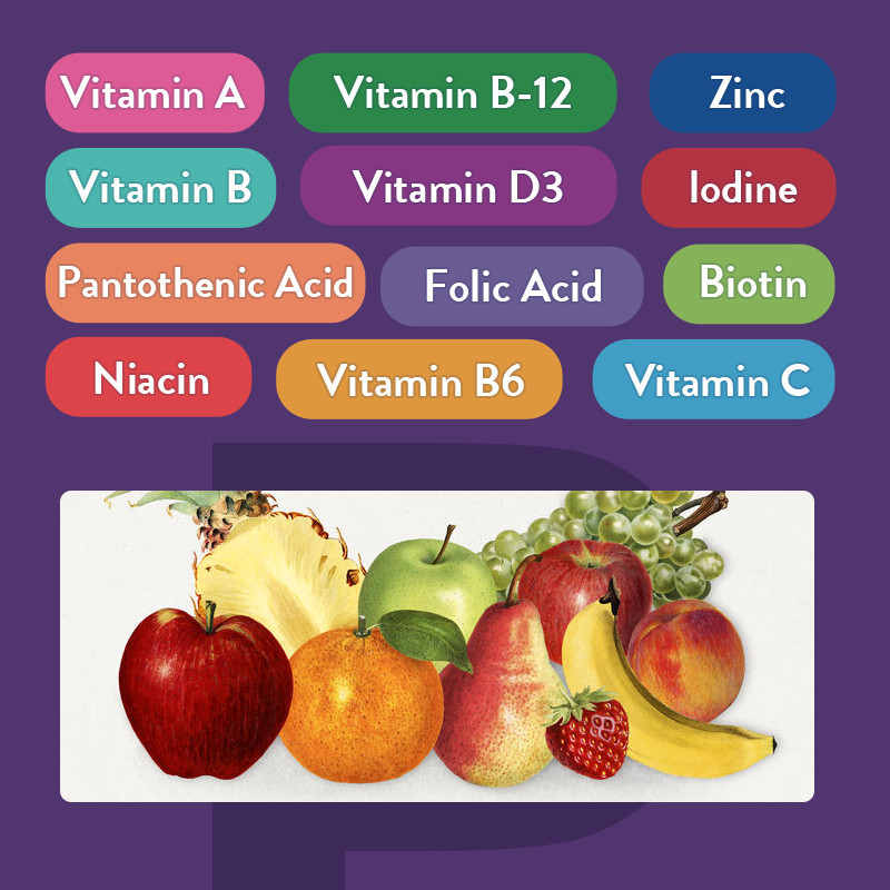 Pslalae Women's Multivitamin Gummies - Immune Support - 12-in-1 Daily ...