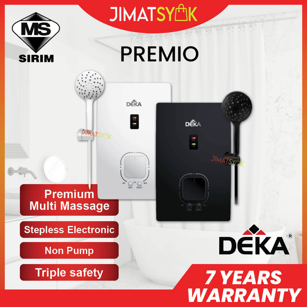 [HOT] Water Heater DEKA PREMIO FANZO Non Pump Without Pump Shower Water ...