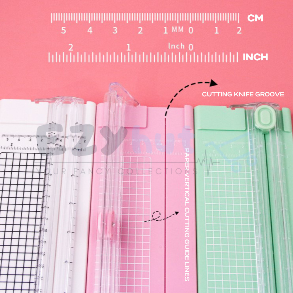 Paper Cutter Portable A4 Paper Trimmer Cutter With Angled Guidelines ...