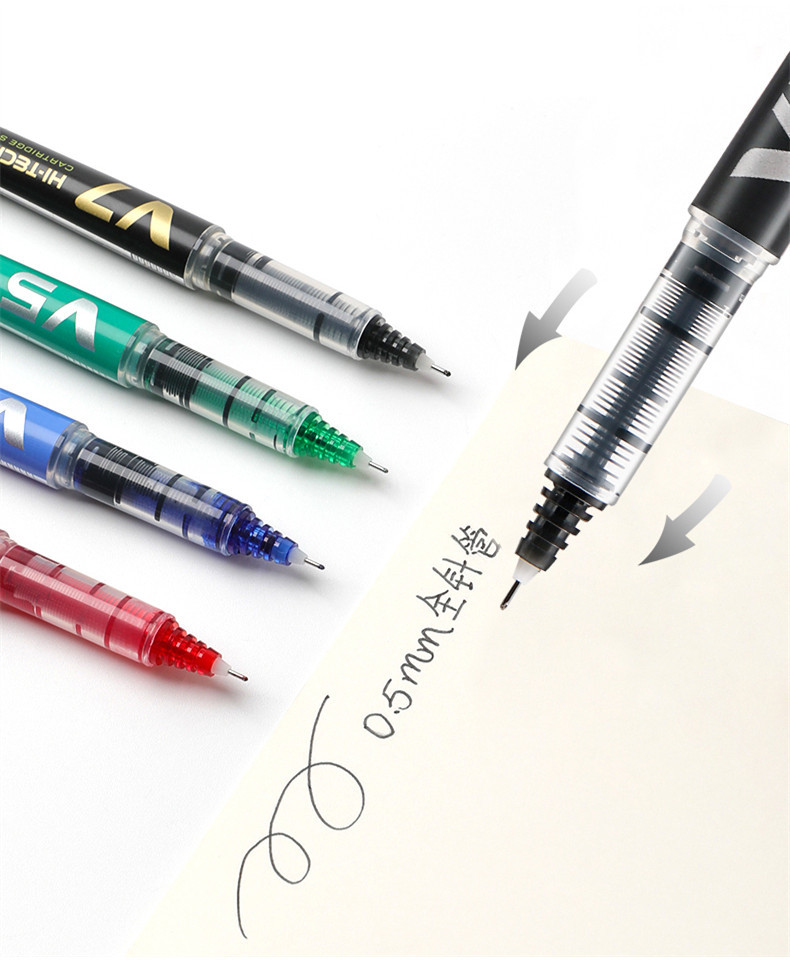 XIZHI PILOT 1PC BX-V5 BXC-V5/V7 Gel Pen Straight Liquid Rollerball Pen ...