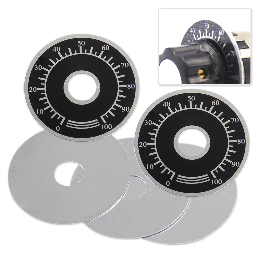 5pcs Potentiometer Rheostat Variable Transformer Round 0 to 100 Control ...