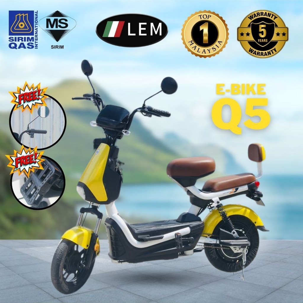 ★LEM★ NEW !!! Q5 (E-BIKE/E-SCOOTER) Electric Bike / Electric Scooter | Shopee Malaysia