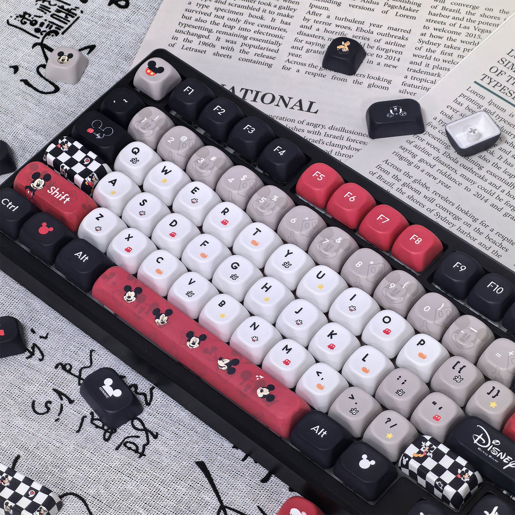 Disney Mickey Original Keycap MOA Profile PBT Five-sided Sublimation ...