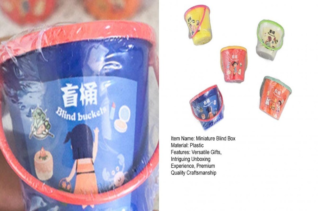 CAE| Miniature Blind Box Party Favors Mini Blind Buckets for Parties ...