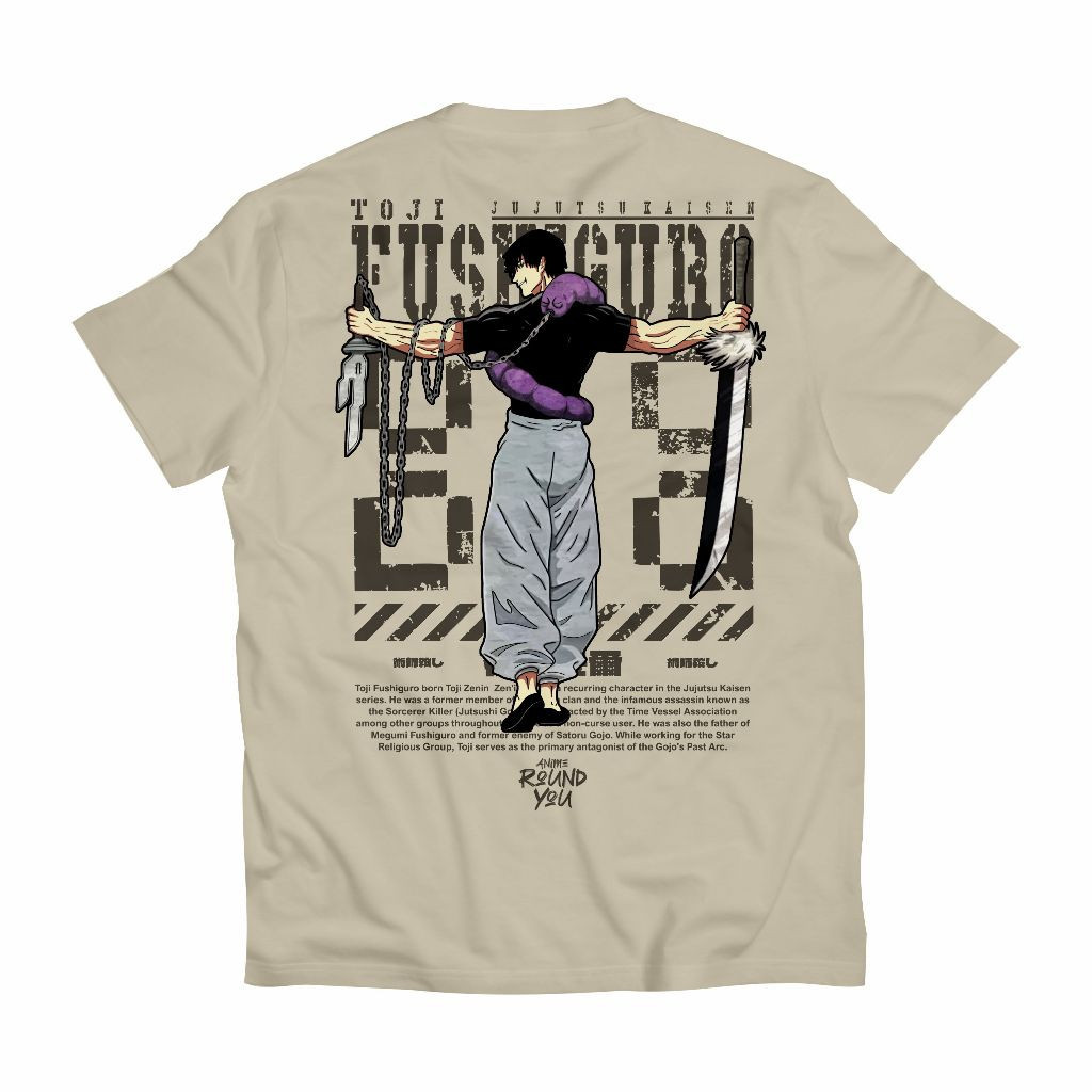 Kaos Toji Fushiguro Jujutsu Kaisen 0041 Baju Anime Katun 24s Jepang T ...