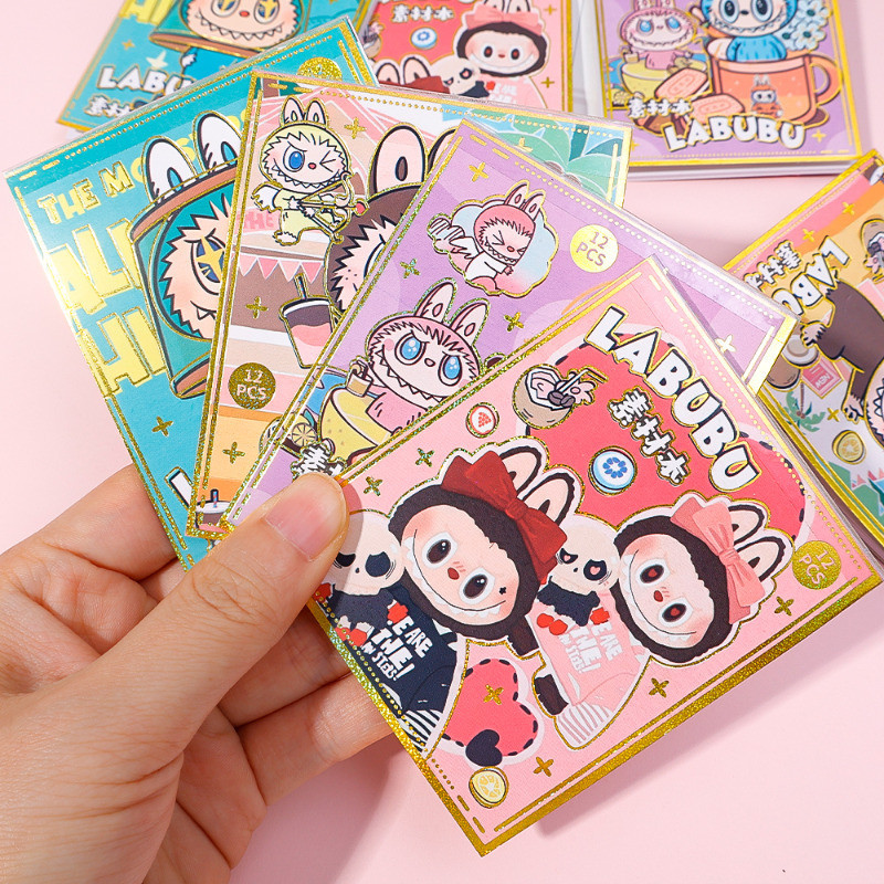 Labubu Notebook stickers - Waterproof Vinyl Decals - DIY Journal ...