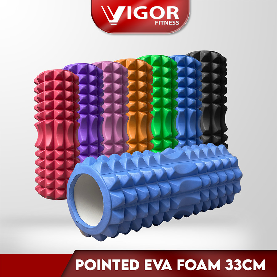 Vigor Fitness Eva Foam Pointed Hollow Roller Physio Massage Equipment ...