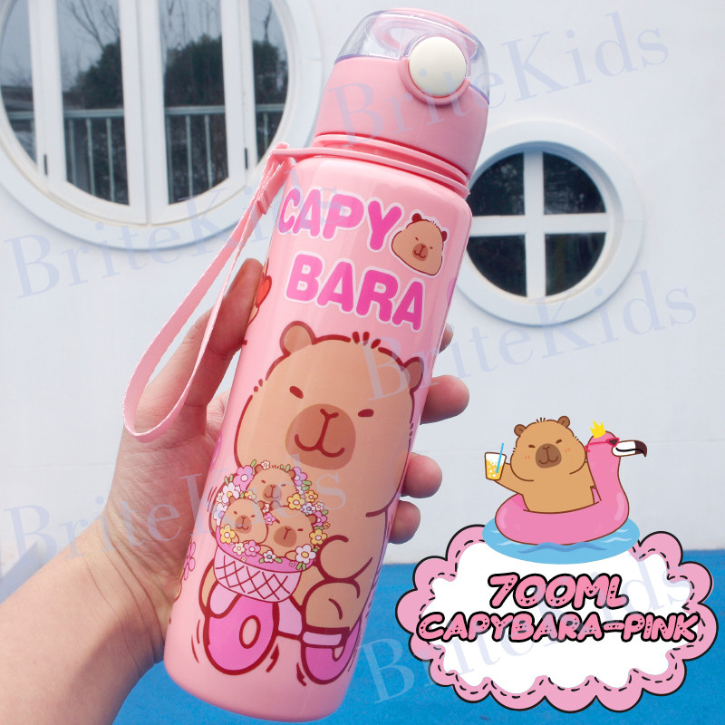 700ml Botol Air Capybara My Melody Bottle Kids Straw Bpa Free Botol Air ...