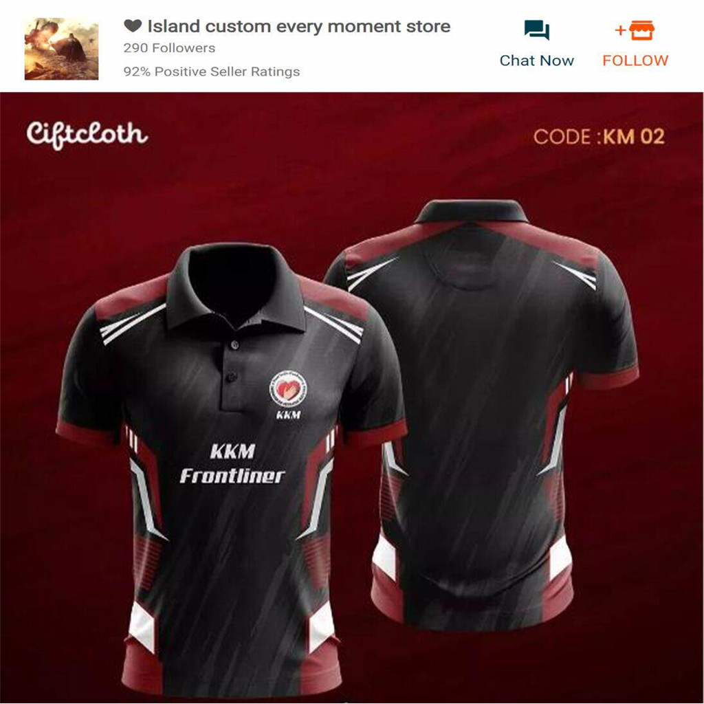 Hot sale- Malaysia KKM FRONTLINER SERIES NEW SUBLIMATION 3D POLO Shirt ...