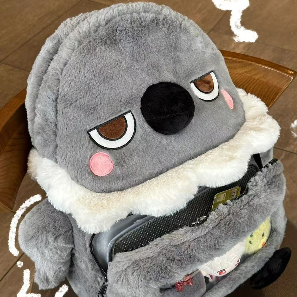 2025 New Style Qin Che Attribute Good Crow Plush Backpack Love and Deep ...