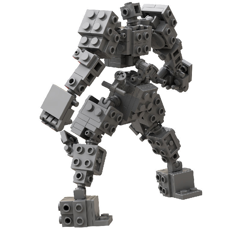 Mecha Building Blocks Multi-jointed Full-body Movable Building Block ...