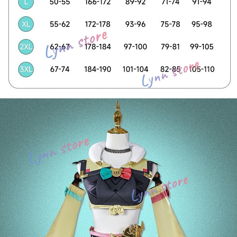 GENSHIN IMPACT Cosplay Costume Girls Lori Anime Outfits VARESA Roleplay ...