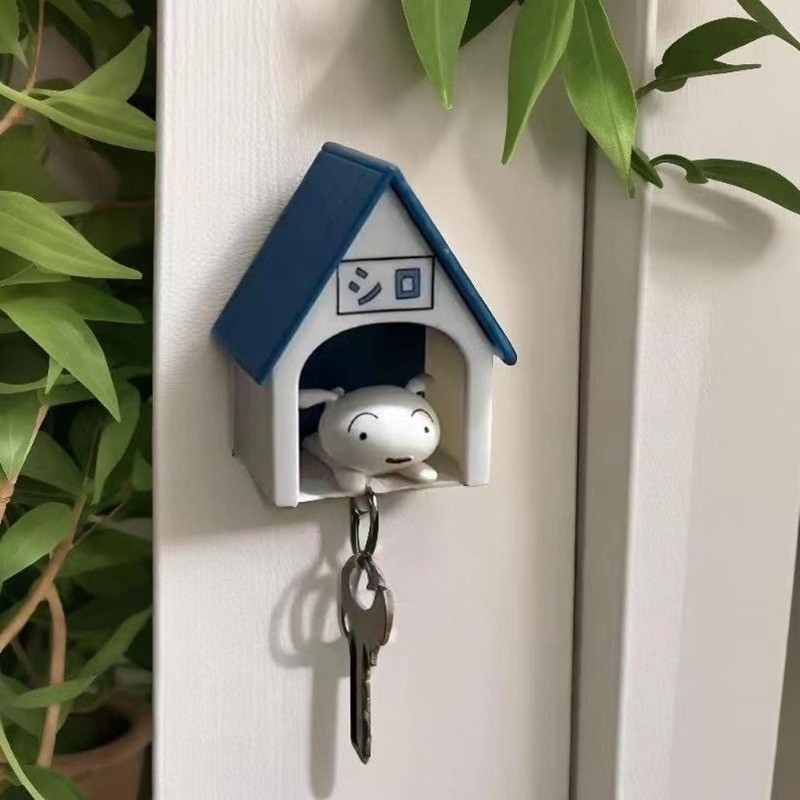 Crayon Shin-chan Dog Nest Keychain Anti-Loss Decorative Dual-Purpose ...