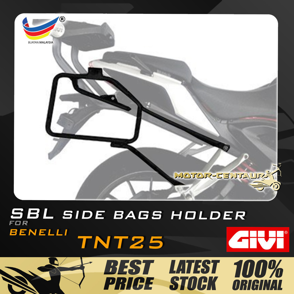 RACK TEPI GIVI SIDE BAGS/CASES HOLDER SBL UNIVERSAL/APRILIA/BENELLI ...