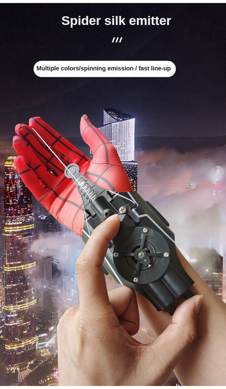 Ship 24H Spiderman Web Shooter Spider-Man Silk Launcher Auto ...