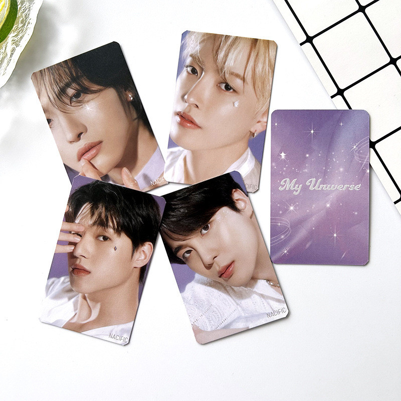 Kpop ATEEZ Spokesperson Cards Co-branded Cards Postcards Favorite Cards ...