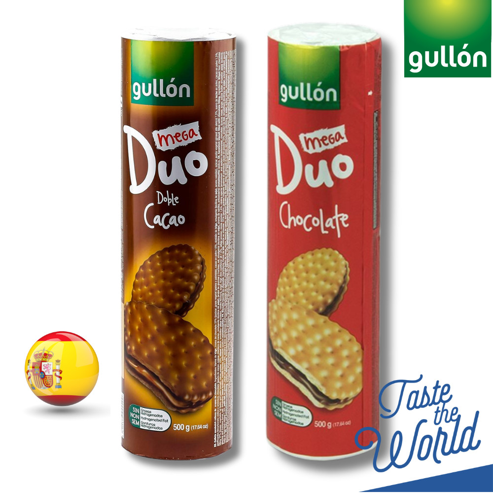 Gullon Mega Duo Chocolate Biscuits 500g Shopee Malaysia