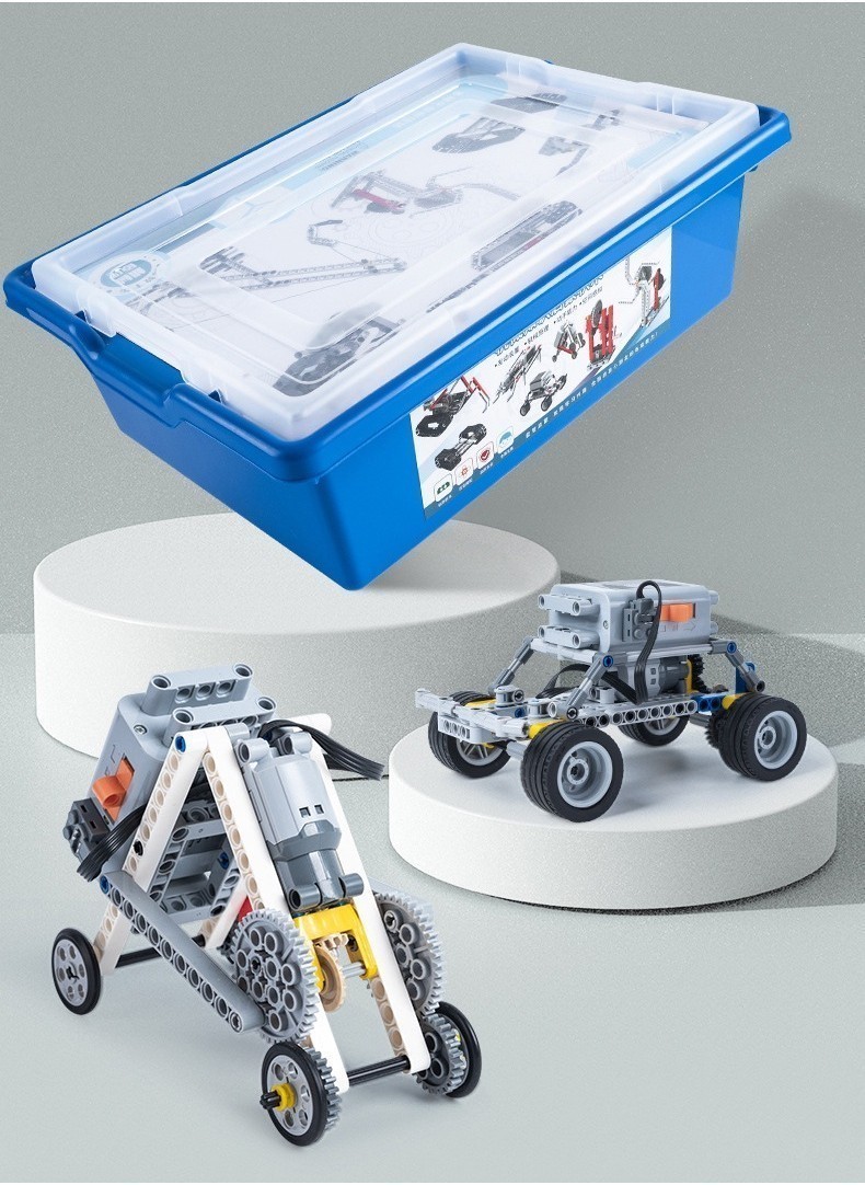 9686 UP Simple & Powered Machines Set Technic Parts Technology MOC ...