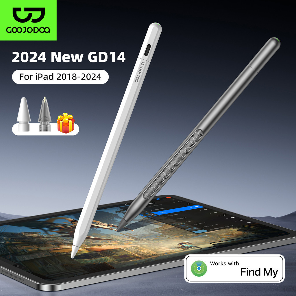 GOOJODOQ GD14 Stylus Pen for iPad Pencil Gen 10/9 Air 4/5/6/Pro 11/12.0 ...