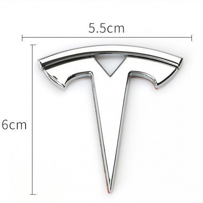 Tesla Accessories Trunk Emblem T Badge Front Fender For Tesla Model Y ...
