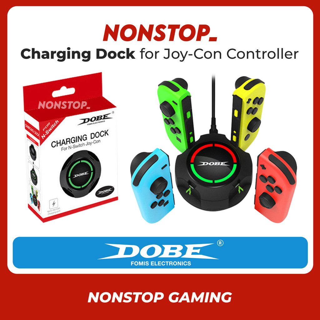 DOBE Joycon Charging Station Switch Controller Charging Dock LED Indicator Charger Dock TNS-1882 ...