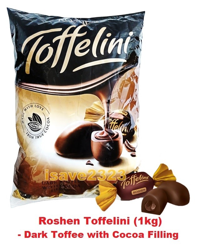 Roshen Toffelini Dark Toffee with Cocoa Filling (1kg) | Shopee Malaysia