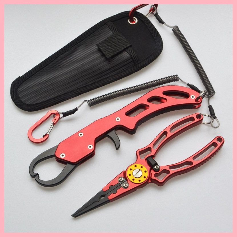 Fish Pliers Lengthened Fish Control Pliers Two-in-One Anti-off Fish Control Tool Multi-Function ...