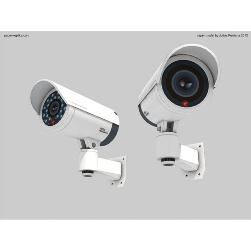 in stock Artificial dummy CCTV papercraft papercraft pattern sheet (PR ...