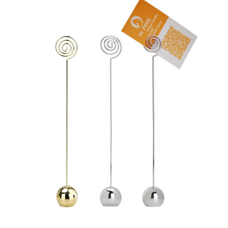 Stainless Steel Wedding Seat Card Holder Hotel Restaurant Dining Card ...