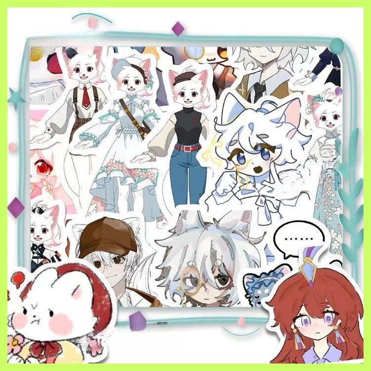 Stickers Detective Mike Fox (54 Sheets) Stickers Cute Two-Dimensional ...