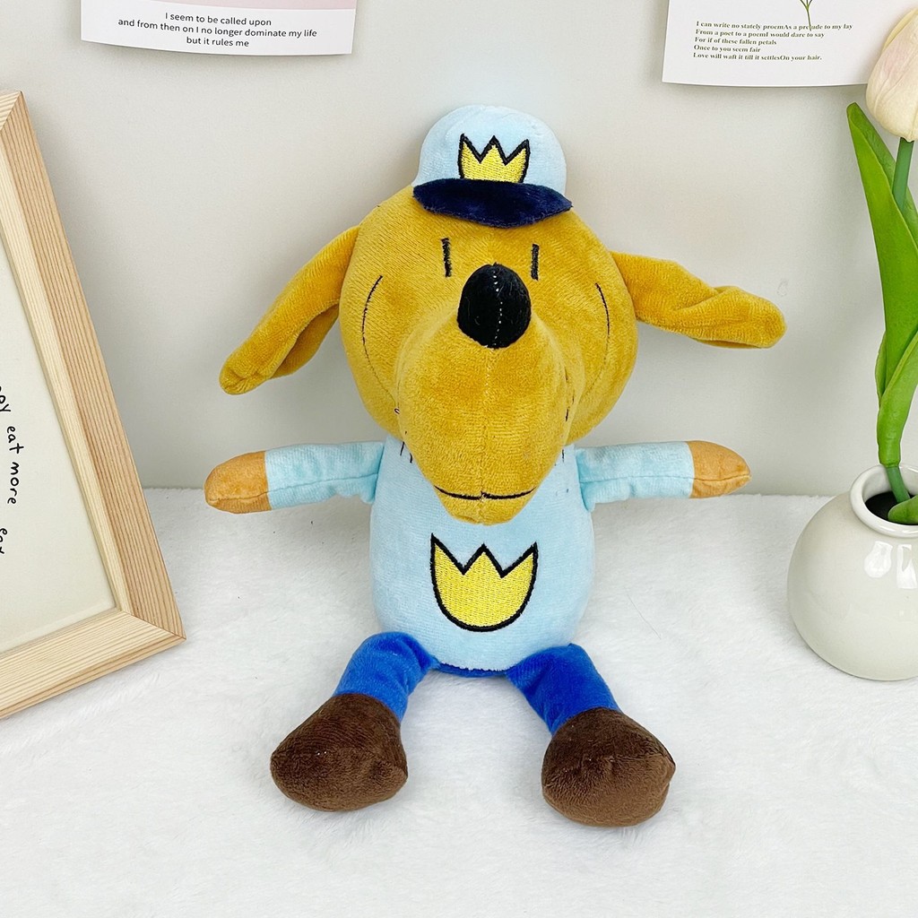 Dog Man's Plush Doll Cartoon Animated Characters Stuffed Dog Man Doll ...