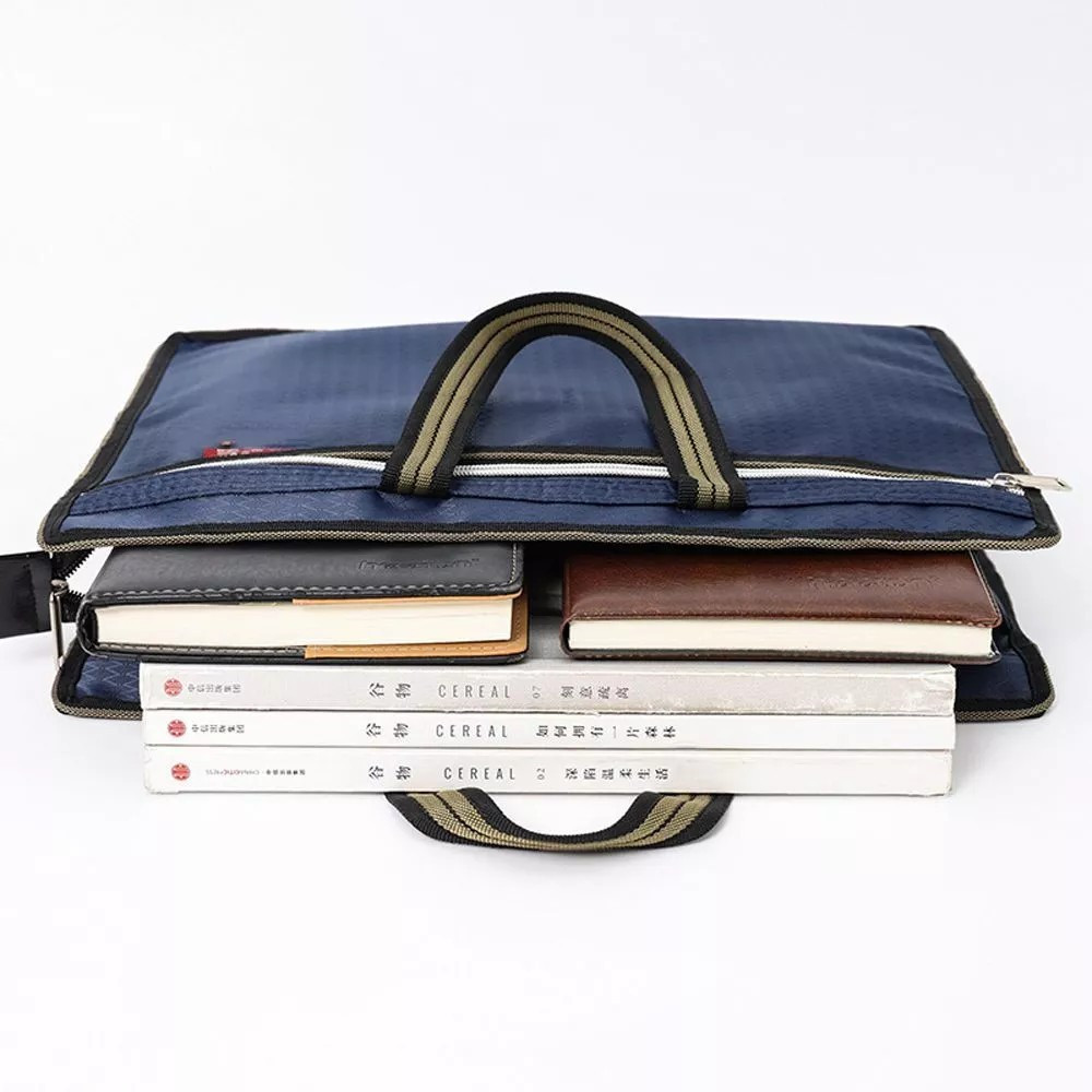 LH A4 Documents File Bag Folder Fashion Portable Canvas Briefcase ...
