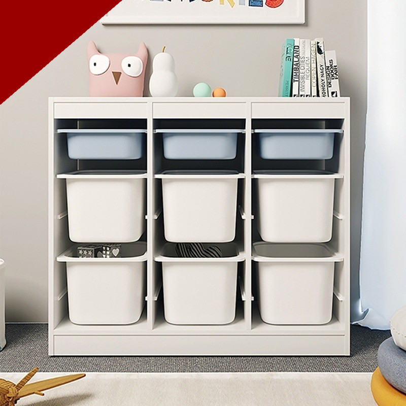 Storage Kids Rack Wood Solid Sorting Toy Storage Floor Standing Toy ...