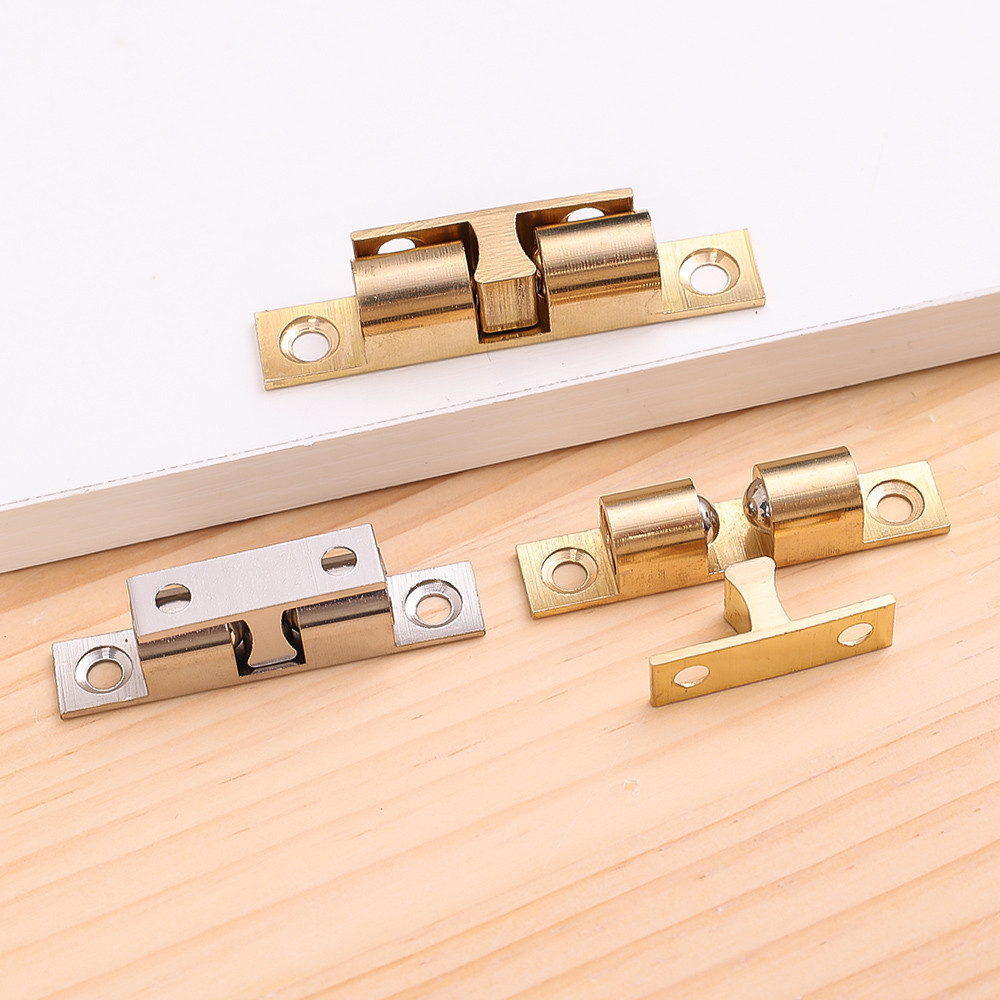 Furniture Door Brass Double Roller Spring Ball Catch Latches ...
