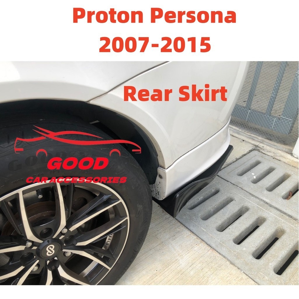 Proton Persona 2007-2015 Front Bumper Diffuser Lip Wrap Angle Splitters ...