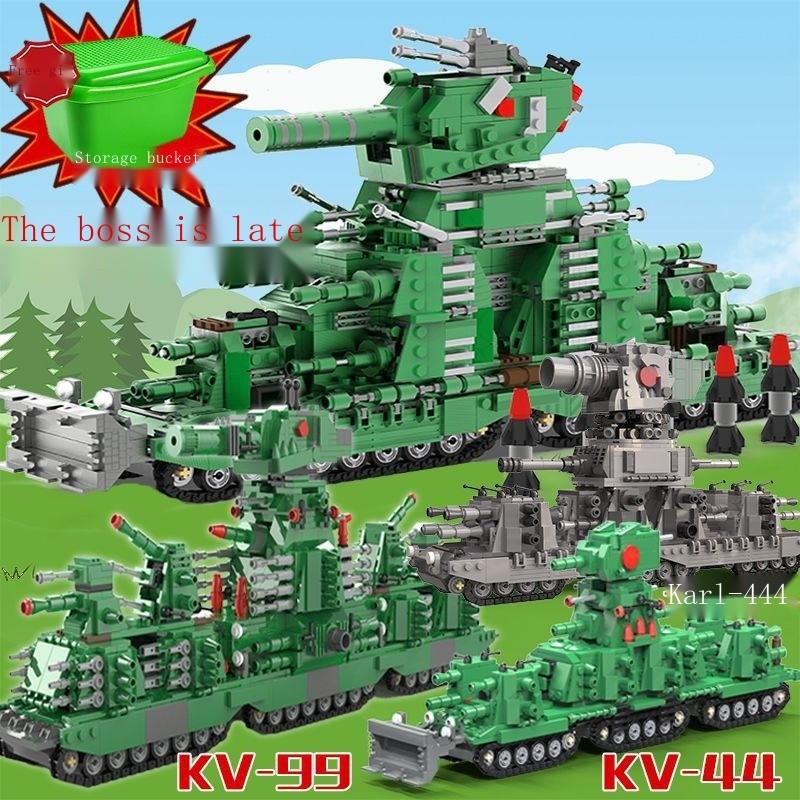 KV-99KV-44 Large World Of Tanks Military Series Compatible With Lego ...