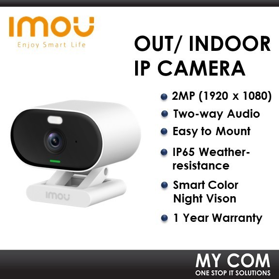 Imou Versa 2MP FHD Motion Detection IP65 Weather Resistance Built-in ...
