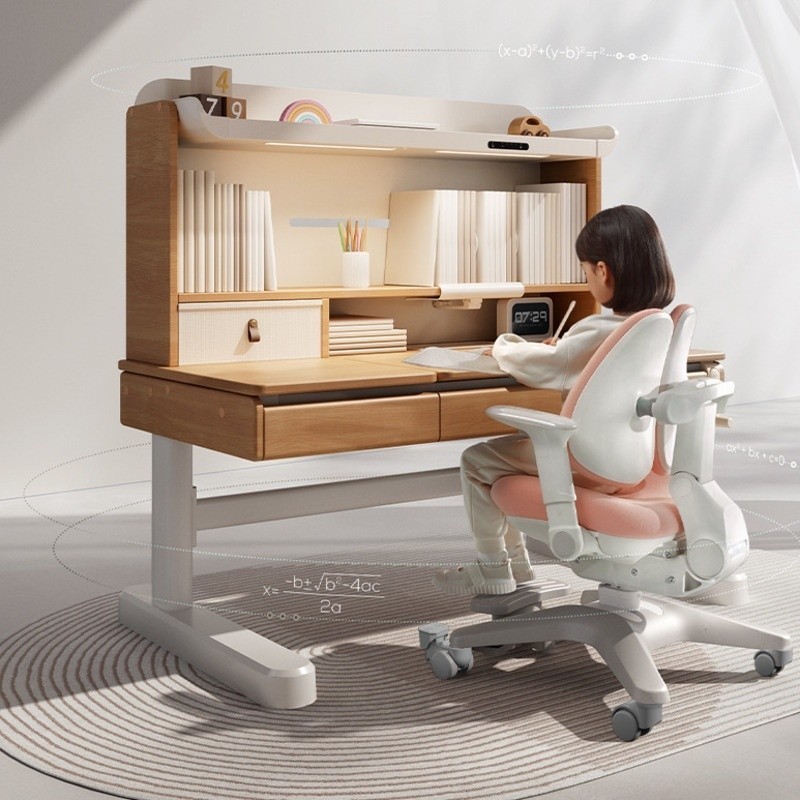 Q1 with Children Study Q1 han Bookshelf Home Desk for Writing Solid ...