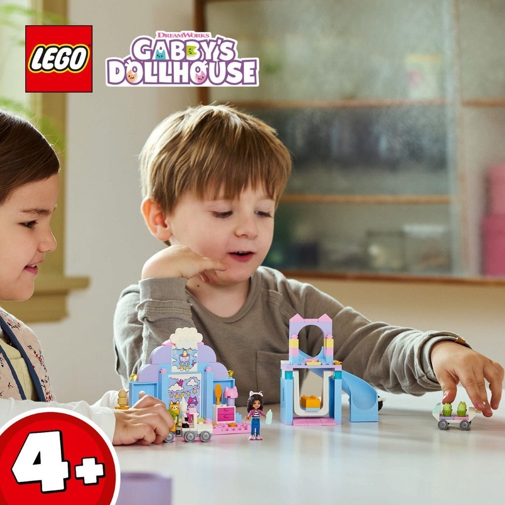 LEGO 10796 Gabby's Dollhuse Gabby's Kitty Care Ear Building Toy Set ...